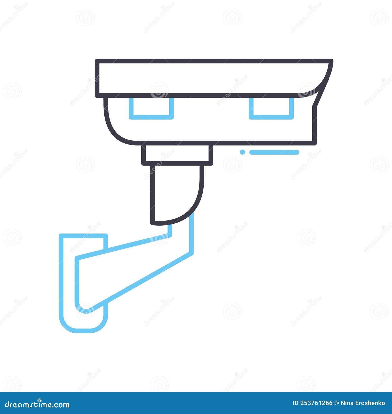 Camera Line Icon, Outline Symbol, Vector Illustration, Concept Sign ...