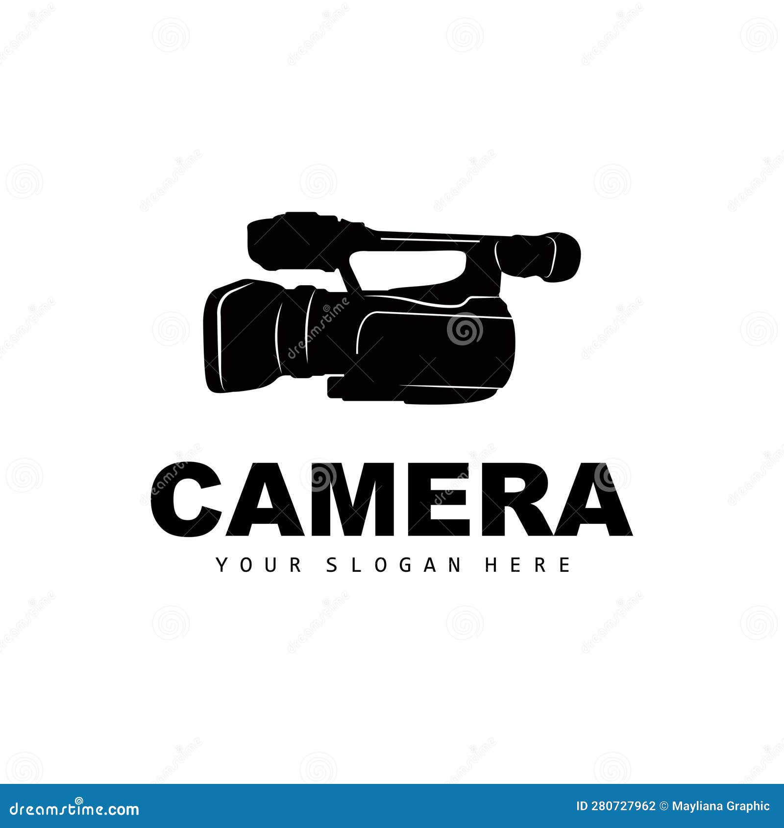 Camera Logo, Cameraman Design, Studio Camera and Photographer Vector ...