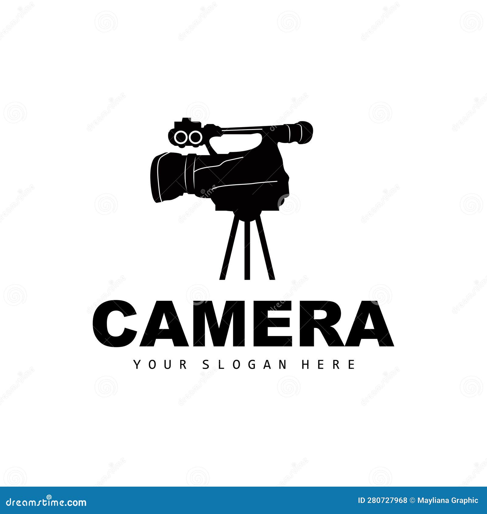 Camera Logo, Cameraman Design, Studio Camera and Photographer Vector ...