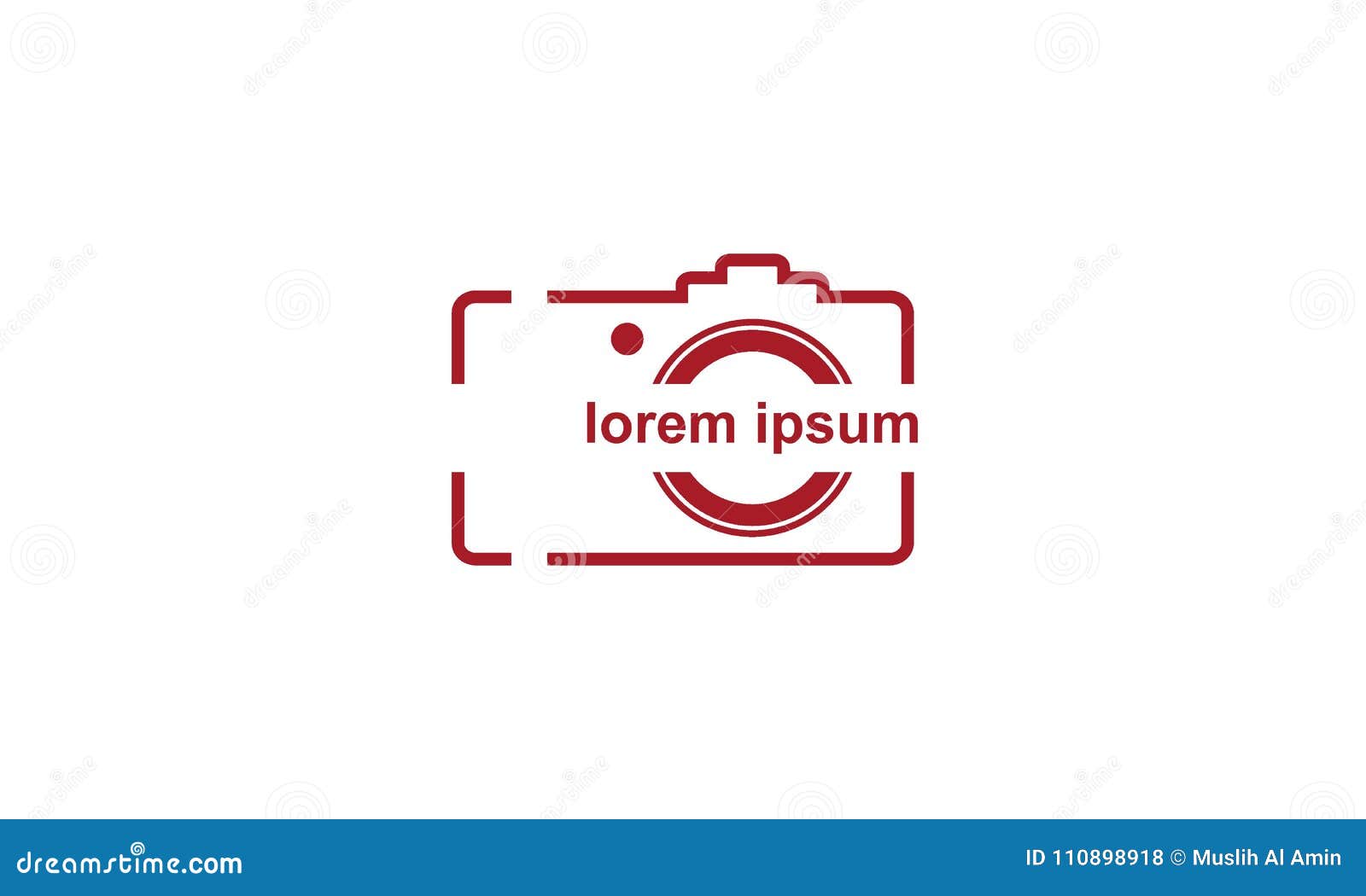 Camera Logo Design. Red Color Stock Vector - Illustration of graphic ...
