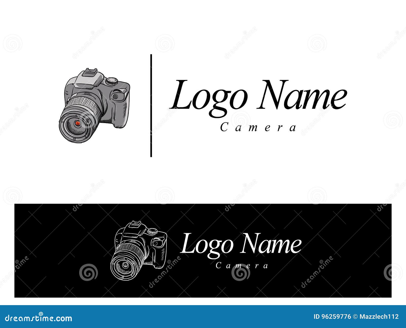 Camera Logo stock vector. Illustration of illustrationcamera - 96259776