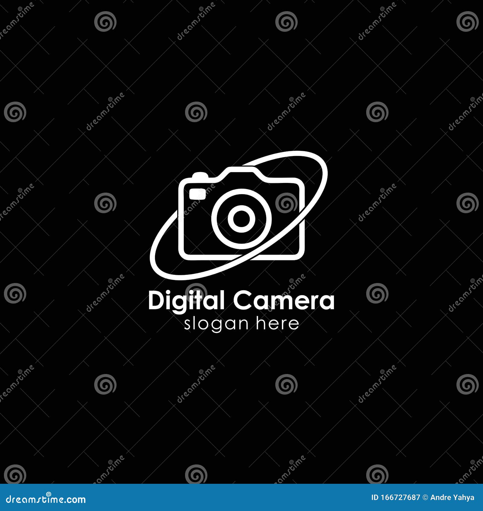 Camera logo template stock illustration. Illustration of concept ...
