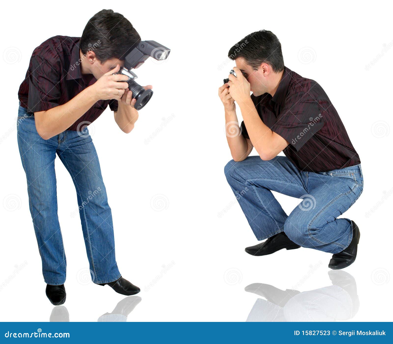 Camera and man stock image. Image of photograph, photocamera - 15827523