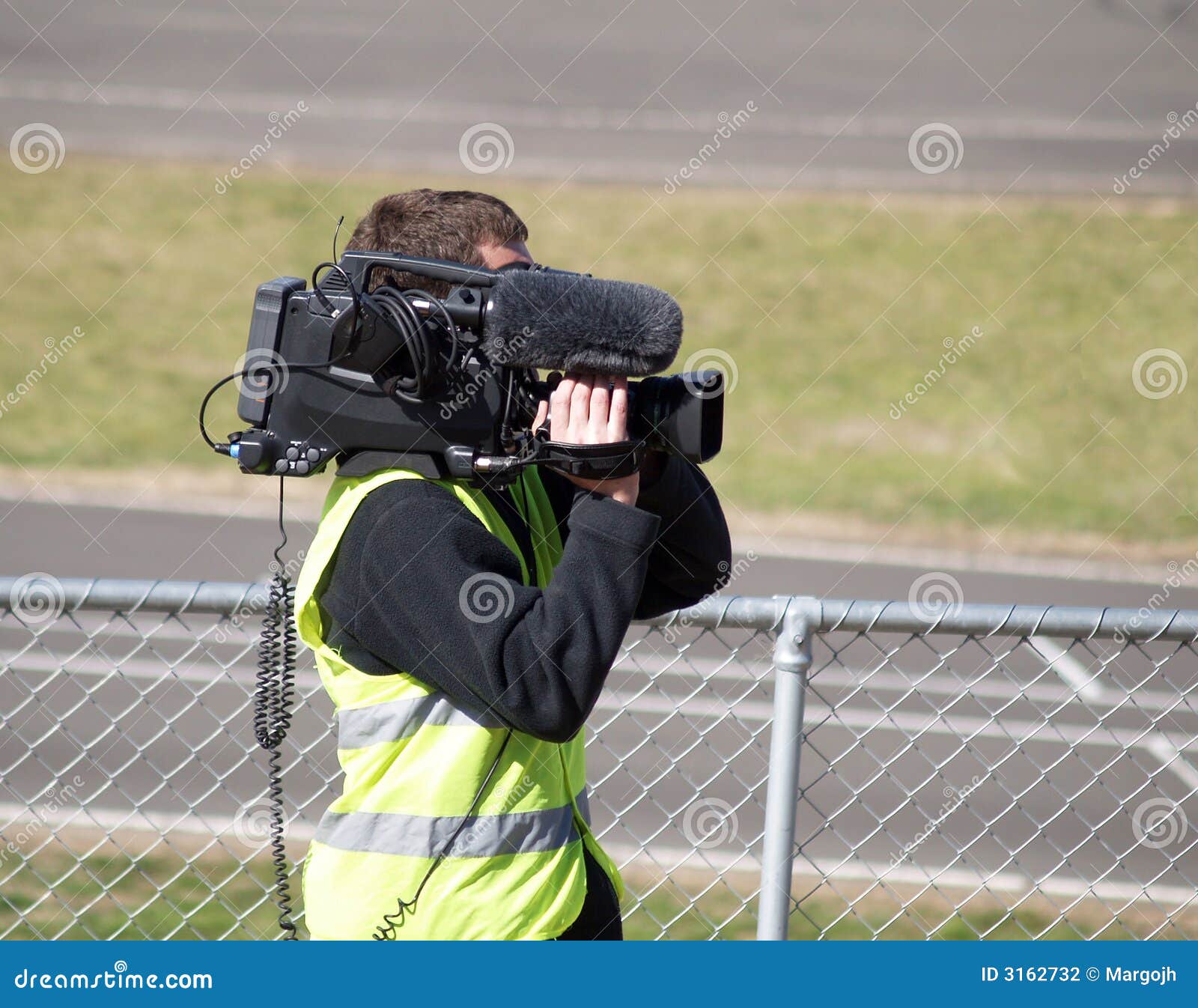 The Camera Man stock photo. Image of cameraman, focus - 3162732