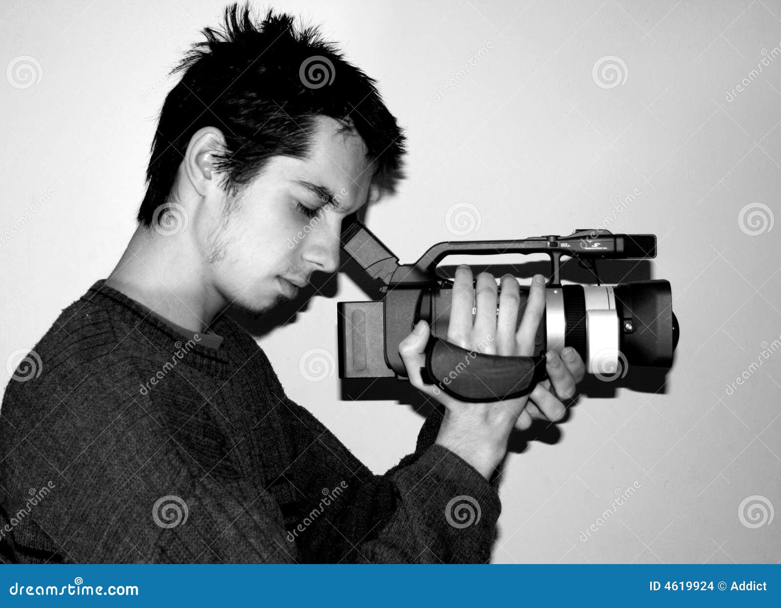 Camera man stock photo. Image of cameraman, produced, survey - 4619924
