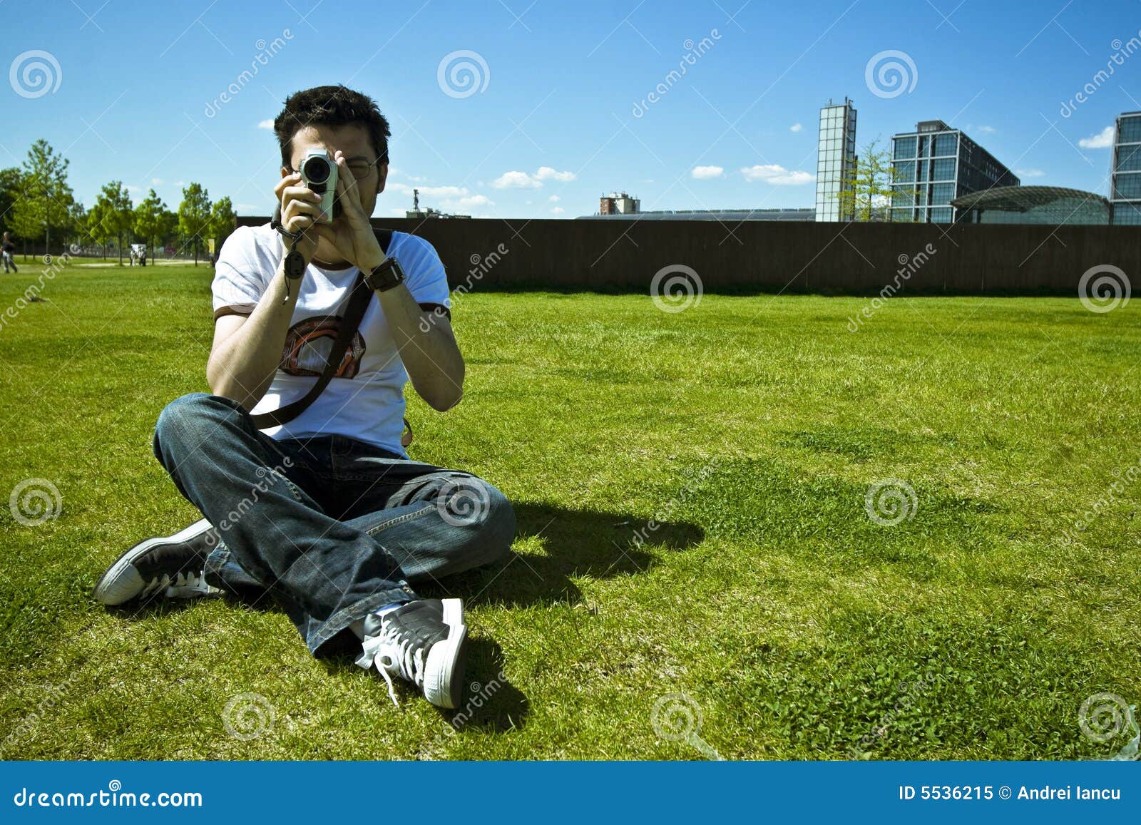 Camera man stock image. Image of home, recorder, camera - 5536215