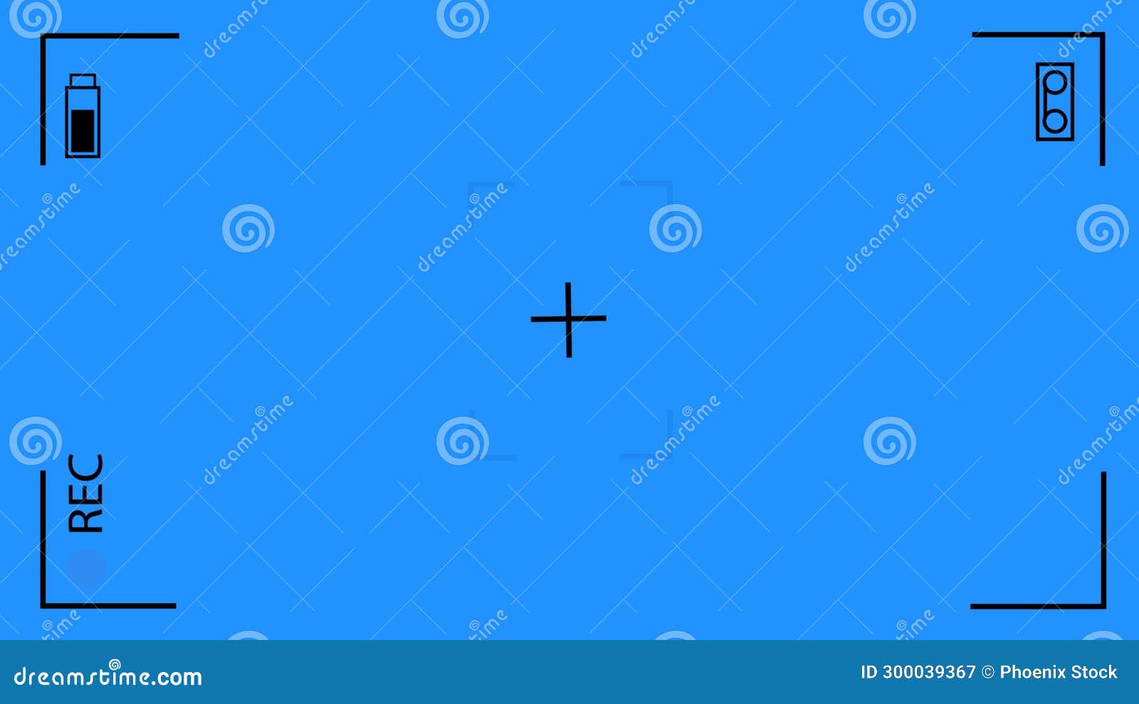 Camera Mobile Recording Screen Overlay Animation with Chroma Key. Stock ...