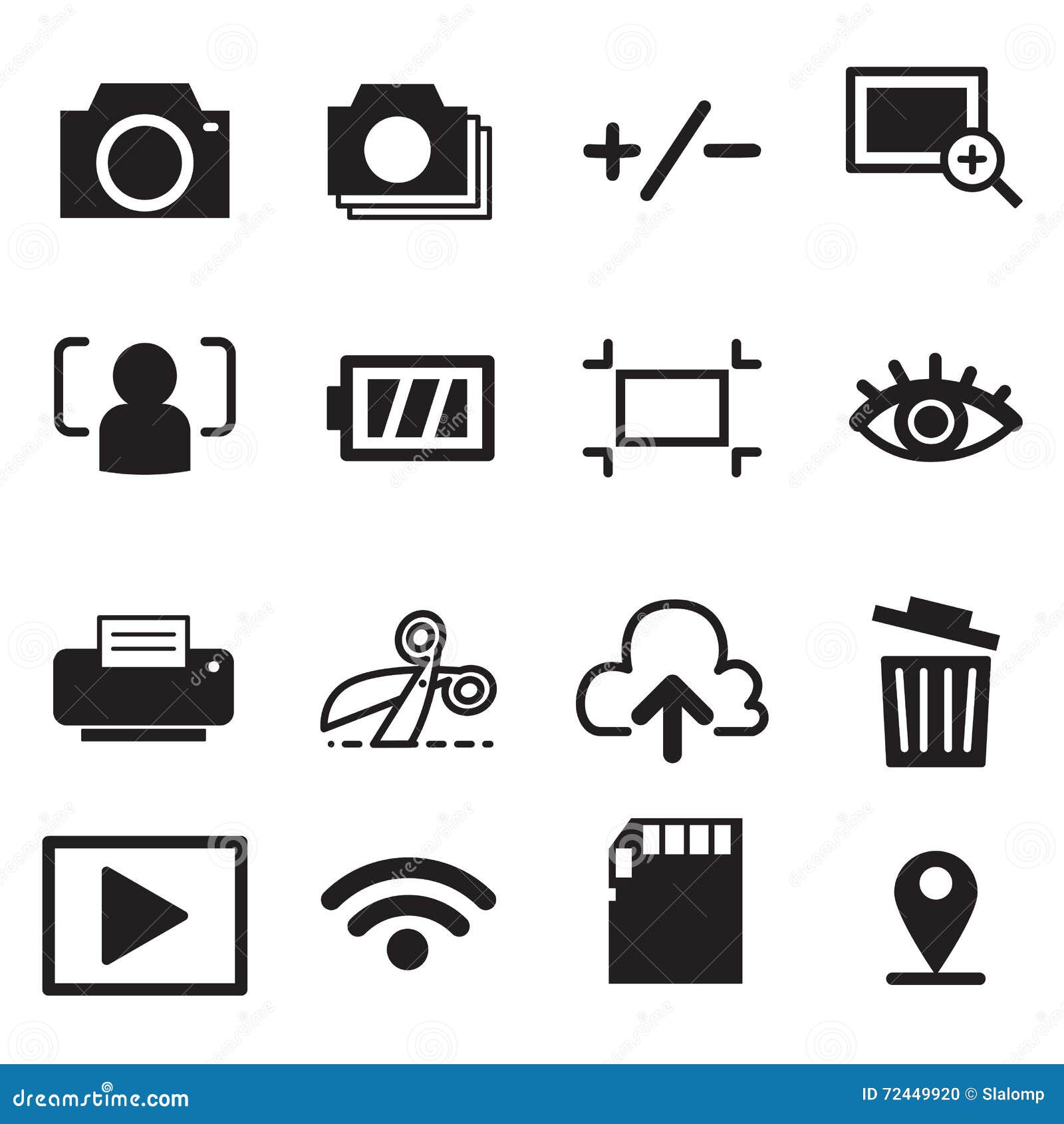 Camera Mode Dial Diagram Cartoon Vector | CartoonDealer.com #20518041