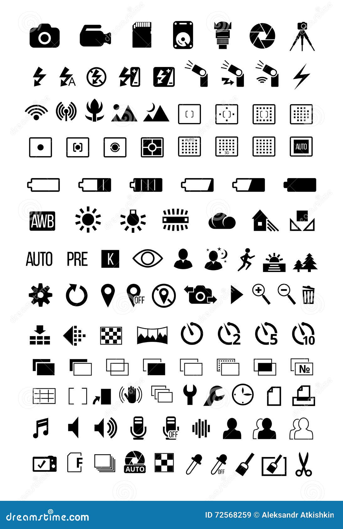 Camera mode Icons stock vector. Illustration of landscape - 72568259 Camera mode Icons stock vector. Illustration of landscape - 72568259