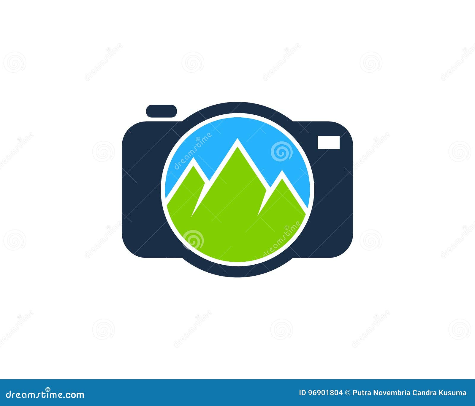 Camera Mountain Icon Logo Design Element Stock Vector - Illustration of ...