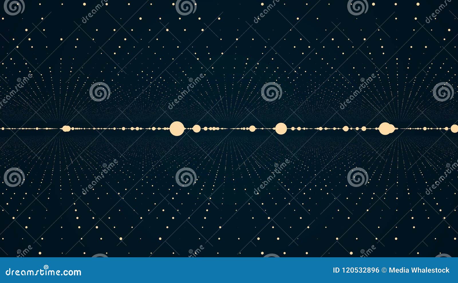 Camera Moving Into A 3d Grid Infinite Space Loop. High Definition ...
