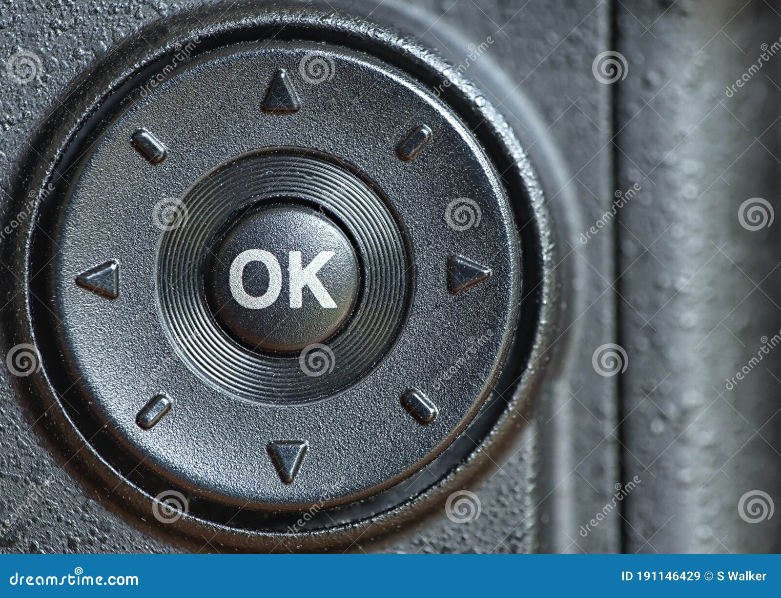 Camera Multi Selector Button. Macro. Stock Image - Image of closeup ...