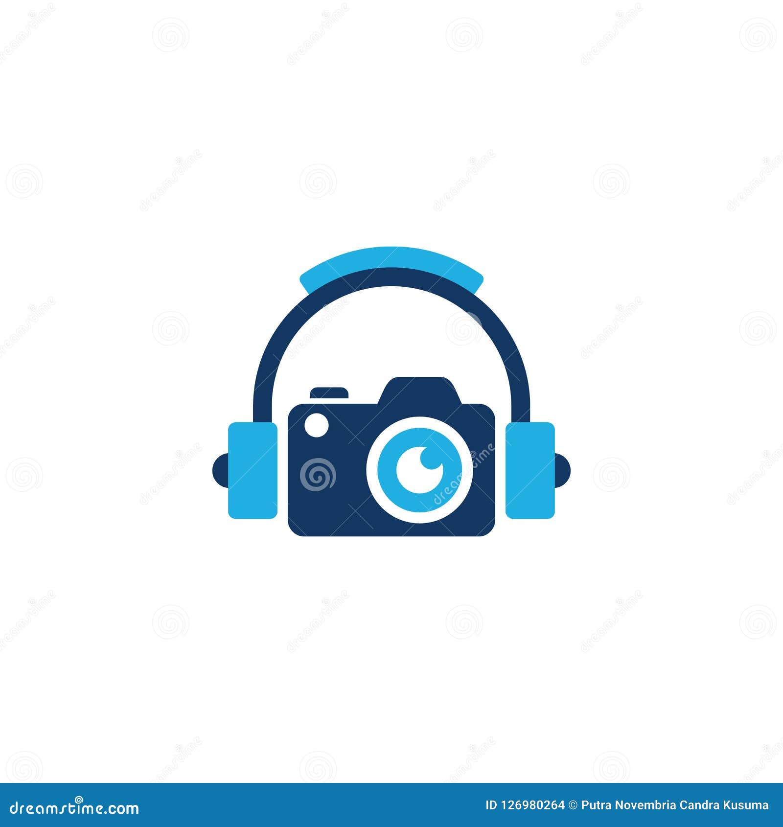Camera Music Logo Icon Design Stock Vector - Illustration of business ...