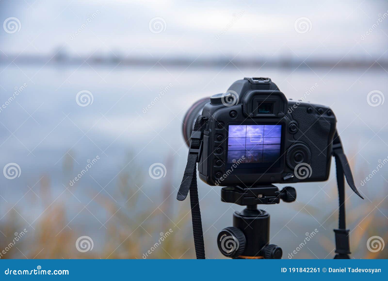Camera in nature stock image. Image of autumn, video - 191842261