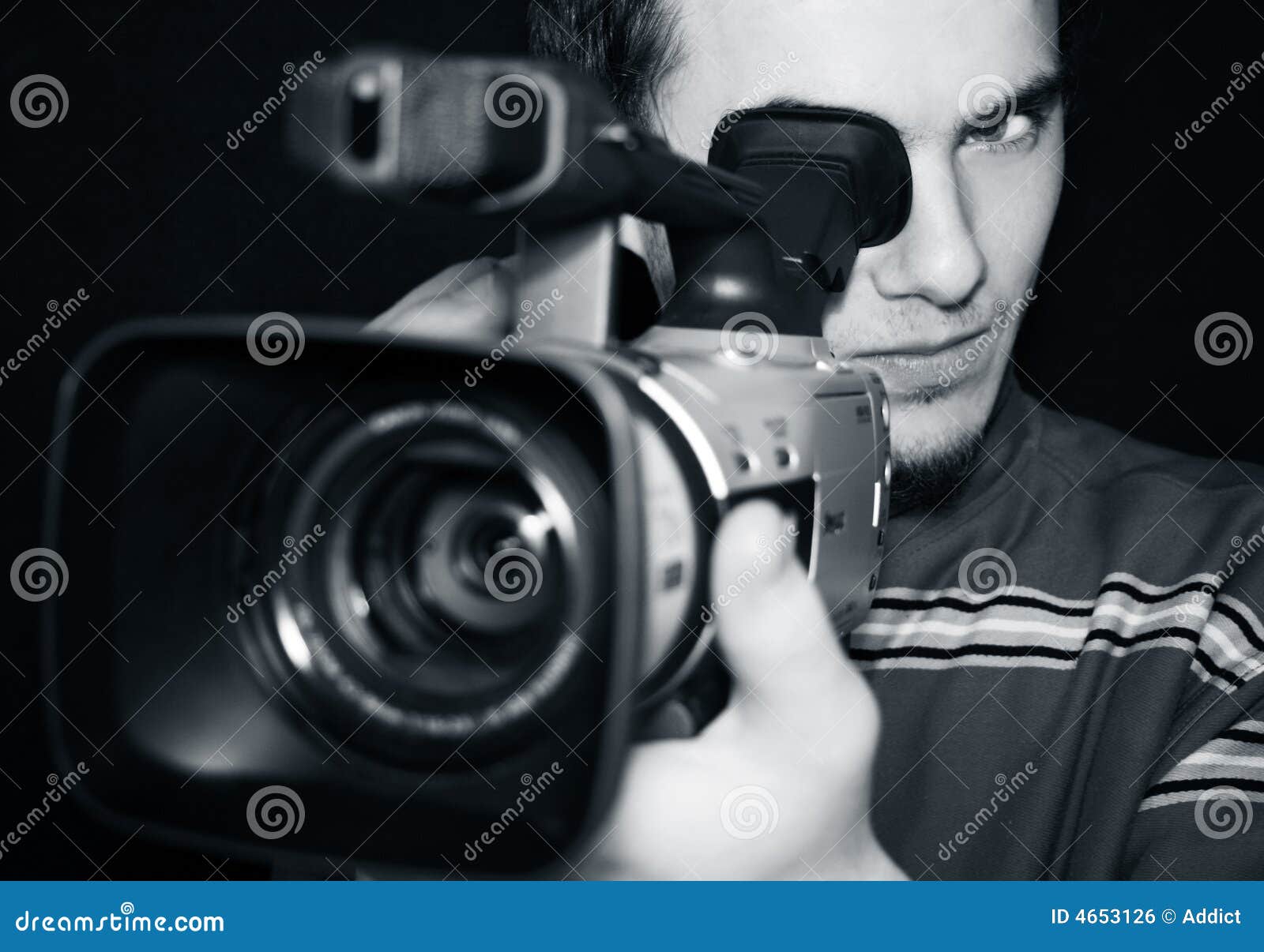 Camera operator stock photo. Image of smile, contact, communication ...