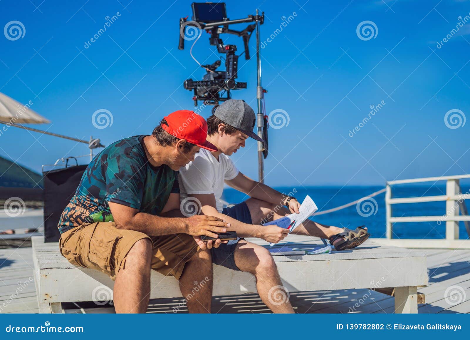 Camera Operator and Director Discuss the Process of a Commercial Video ...
