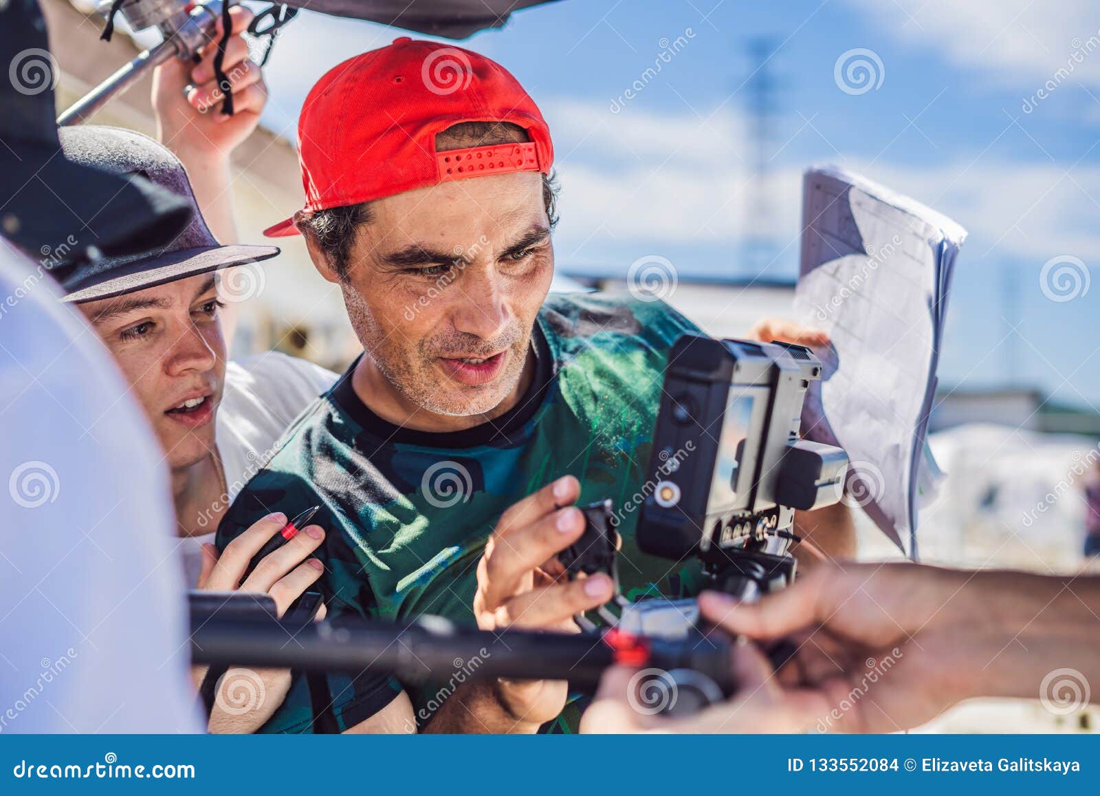 Camera Operator, Director and Dp Discuss the Process of a Commercial ...