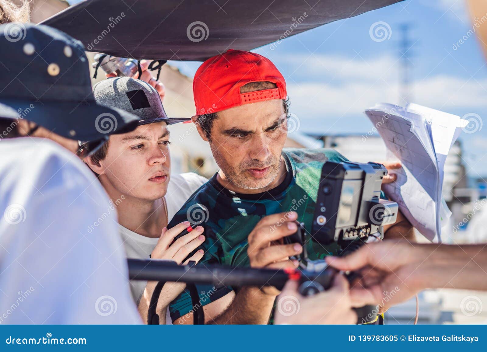 Camera Operator, Director and Dp Discuss the Process of a Commercial ...