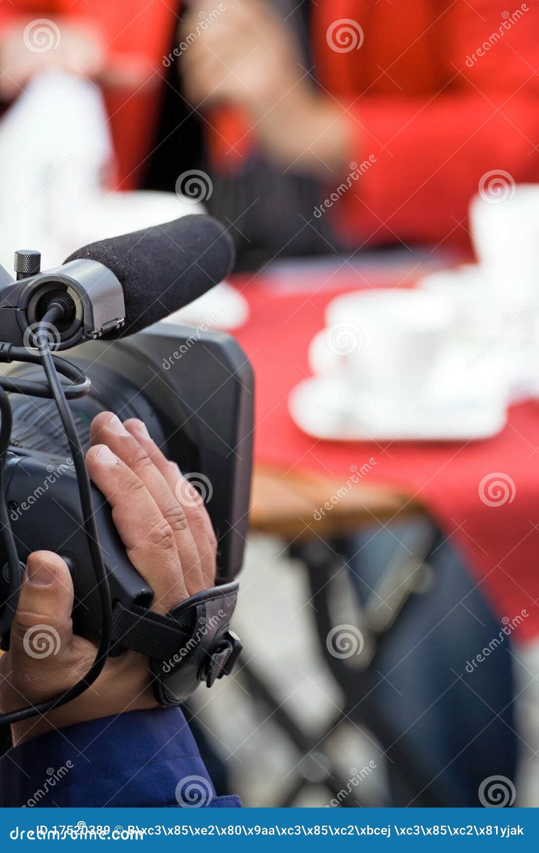 Camera Operator, Media Broadcasting Stock Image - Image of ...