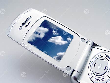 Camera Phone stock photo. Image of phone, clouds, cool, buttons - 32282