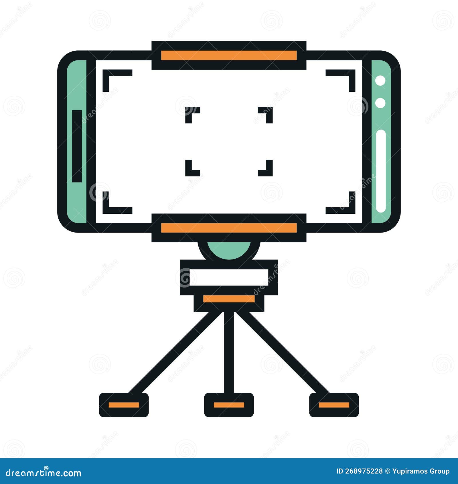 Camera phone icon stock vector. Illustration of display - 268975228