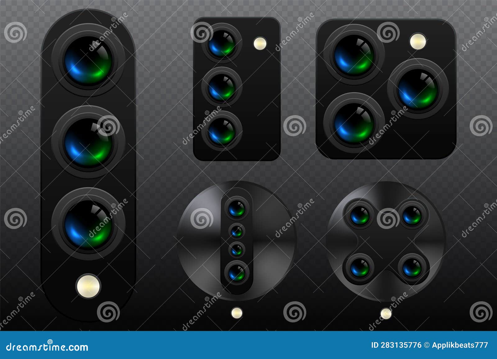 Camera Phone Lens Mobile 3d Vector Icon Stock Vector - Illustration of ...