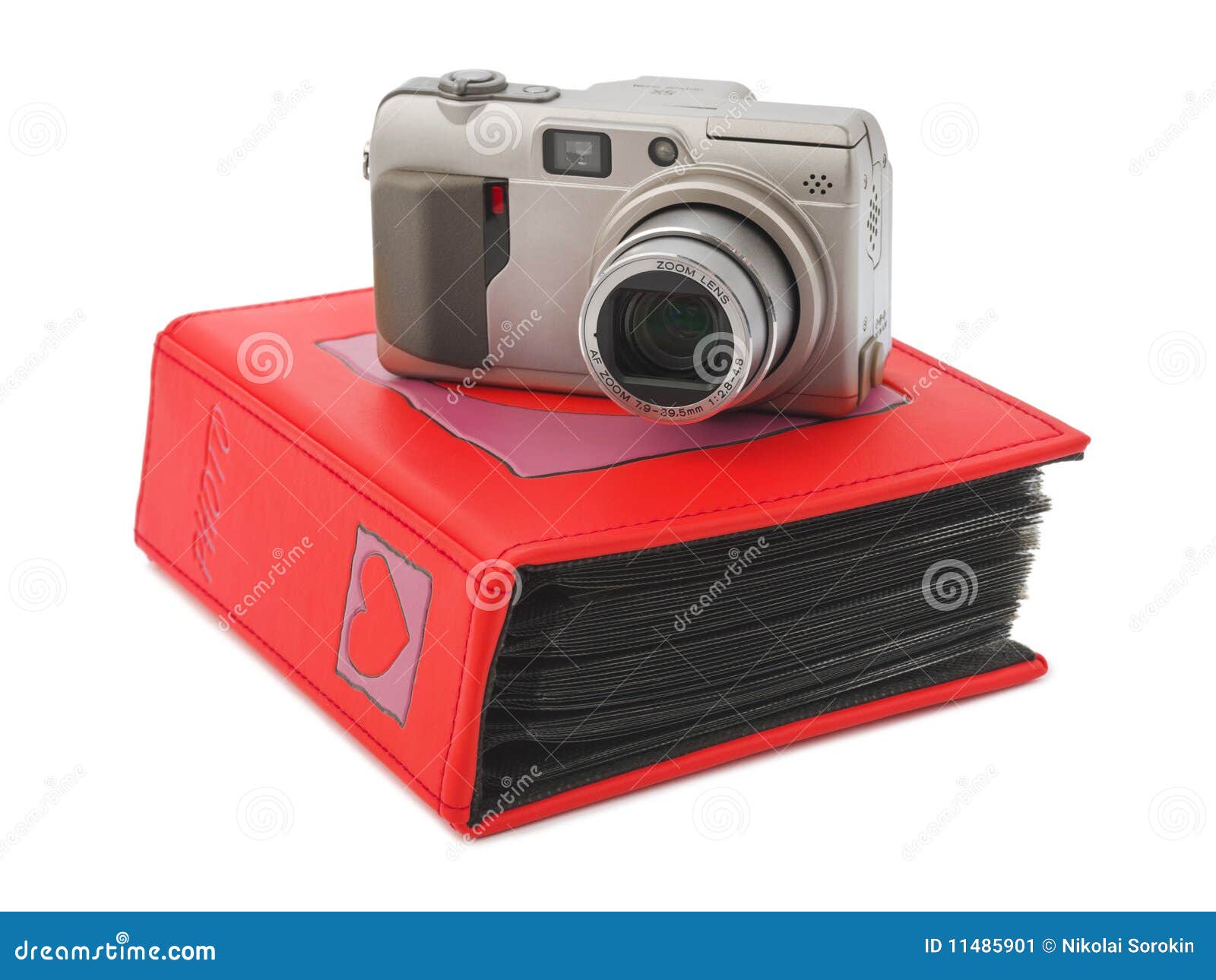 Camera and photo album stock image. Image of nostalgia - 11485901