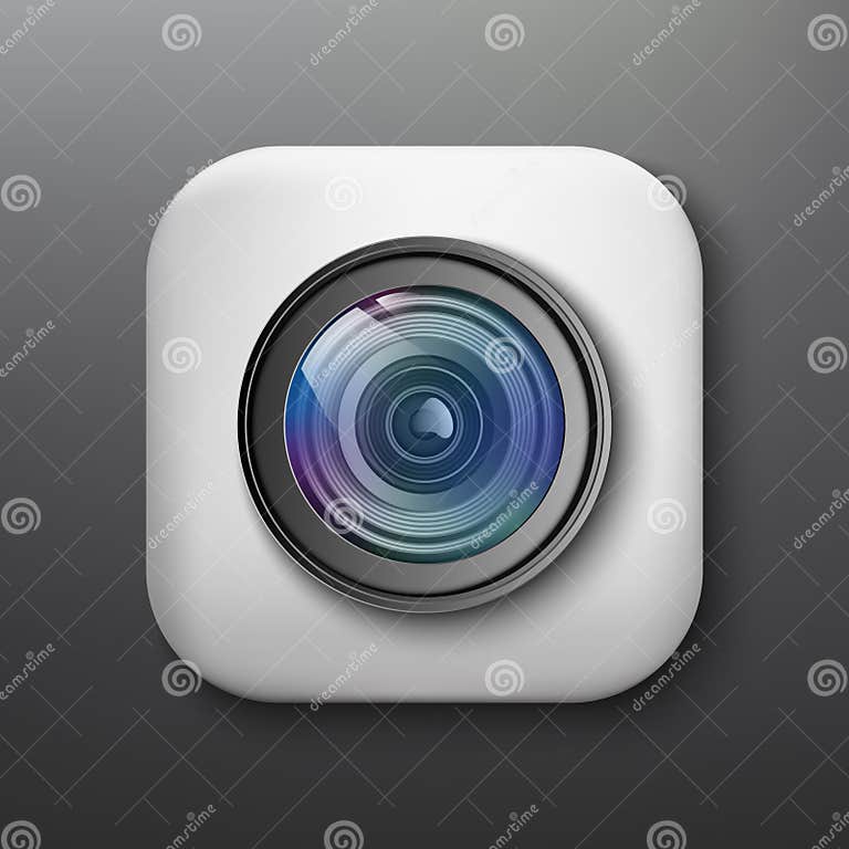 Camera Photo Lens Icon, Camera Photo Lens Application, Vector ...