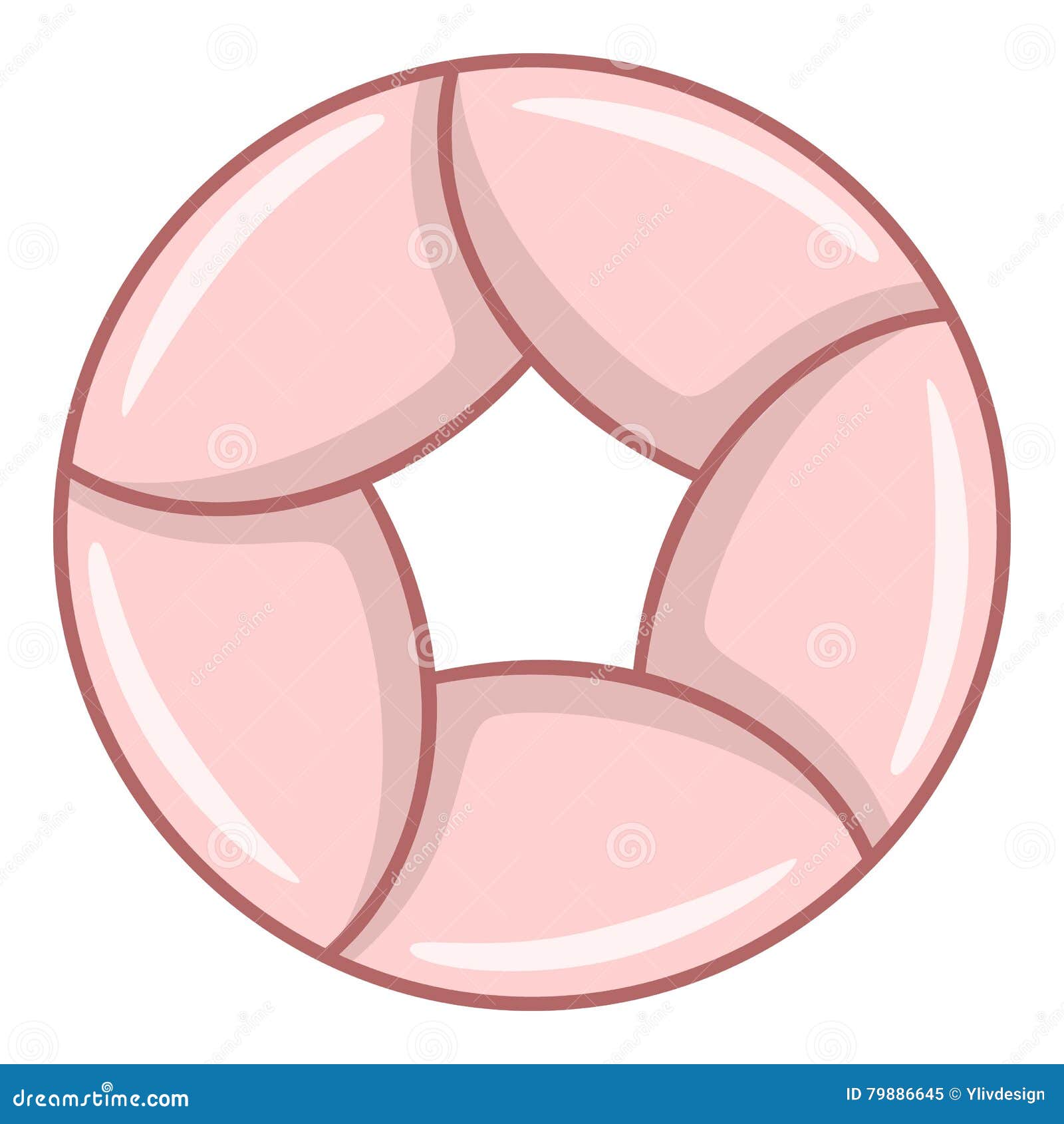 Camera Photo Lens with Shutter Icon, Cartoon Style Stock Vector ...