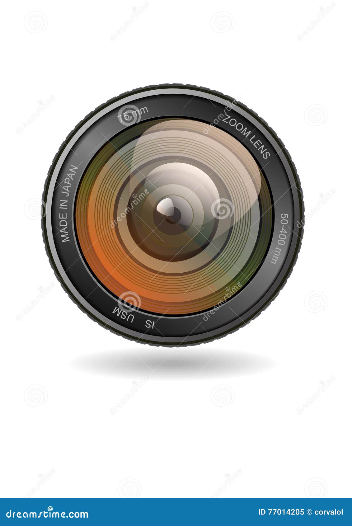 Camera Photo Lens Vector Illustration. Stock Illustration ...