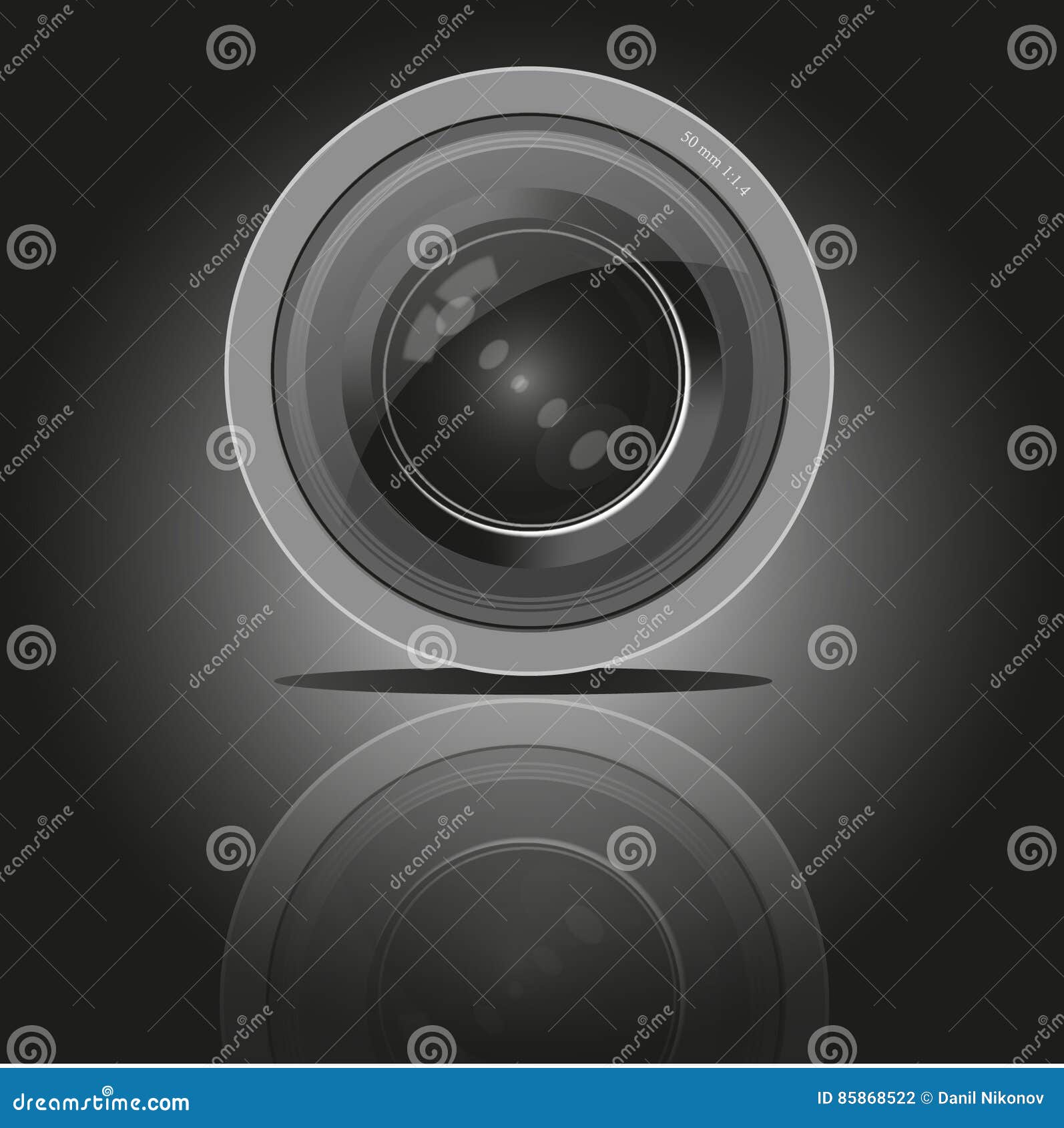Camera photo lens, vector. stock vector. Illustration of graphic - 85868522