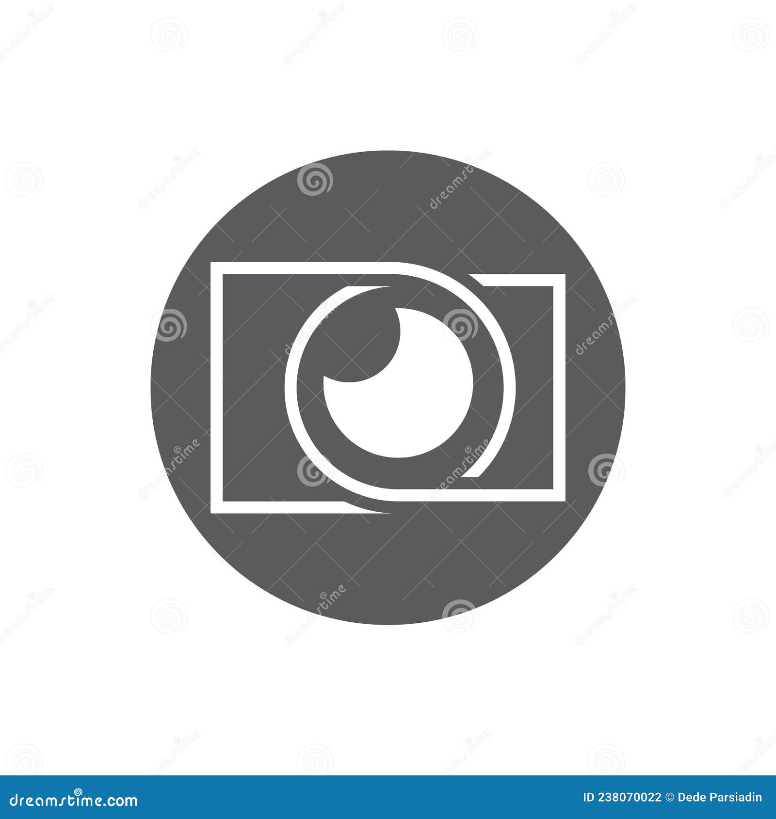 Camera Photography Logo Icon Vector Design Template Stock Illustration ...