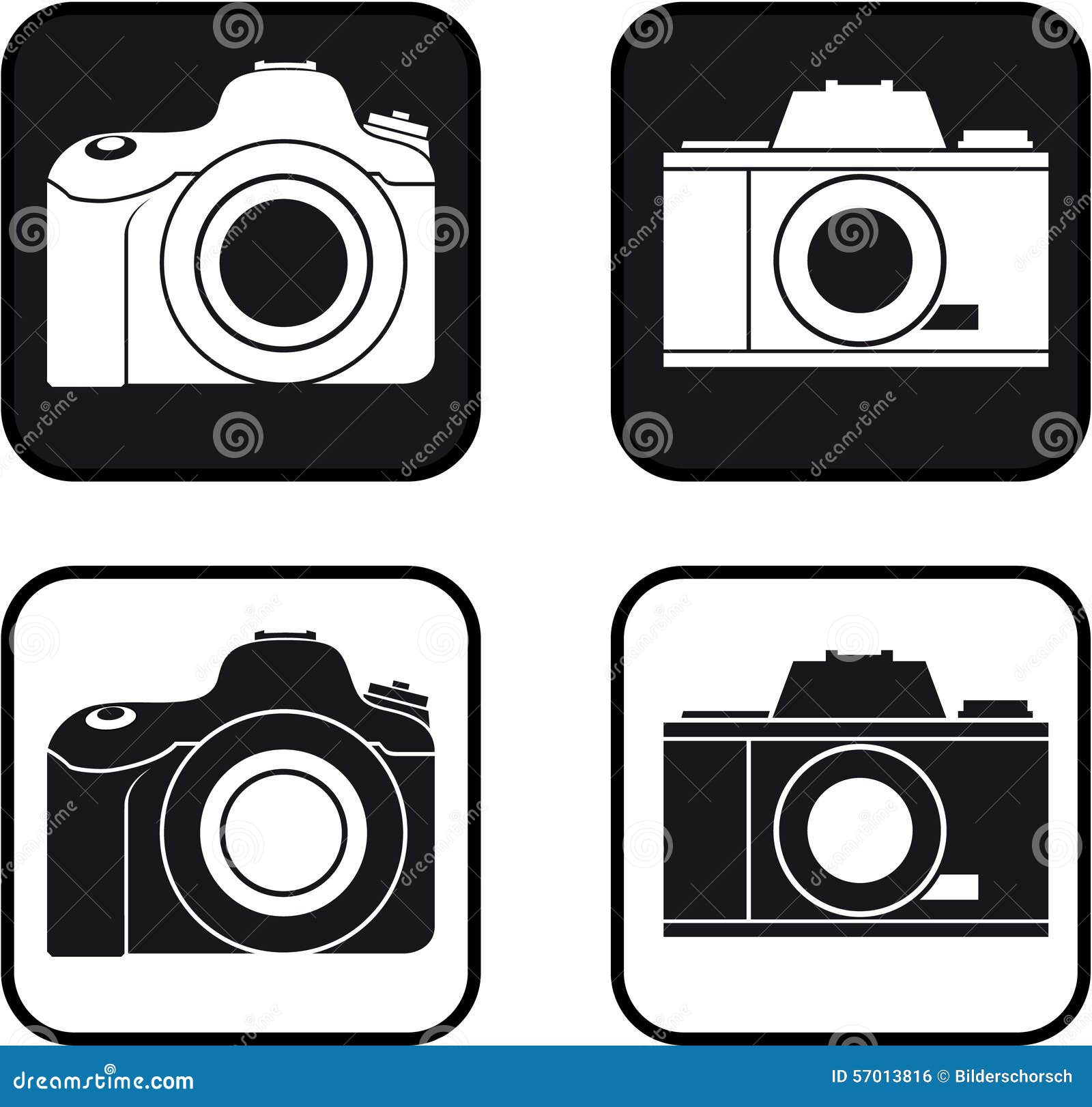 Camera pictogram bw stock vector. Illustration of pictogram - 57013816