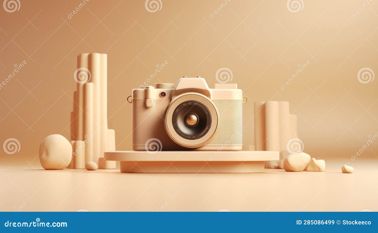 High Quality 3d Render Camera Podium for Product Display Advertisement ...