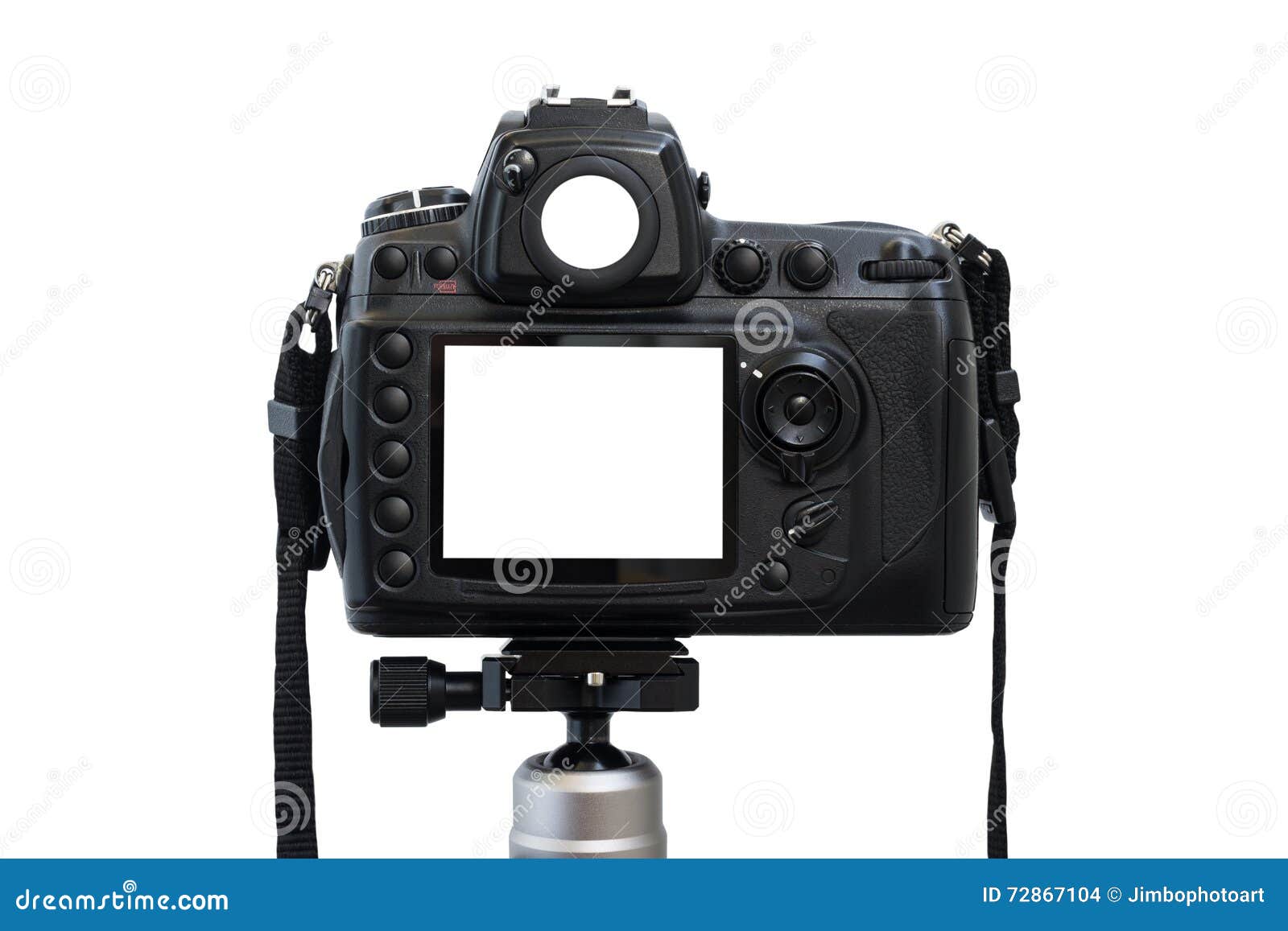 Camera Professional Isolated, Clipping Path Stock Photo - Image of ...