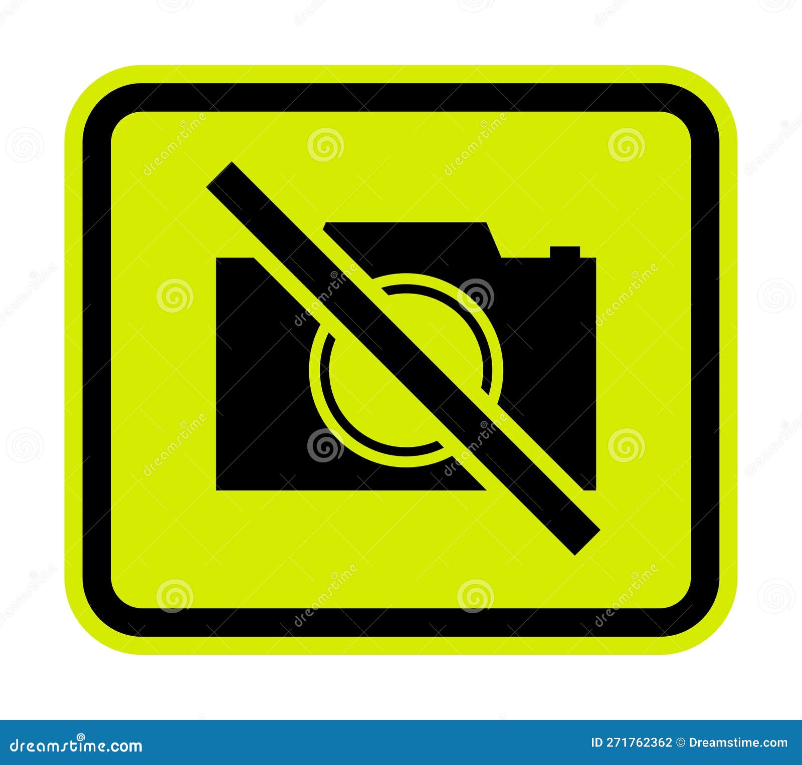 Camera Prohibited Sign on White Background Stock Vector - Illustration ...