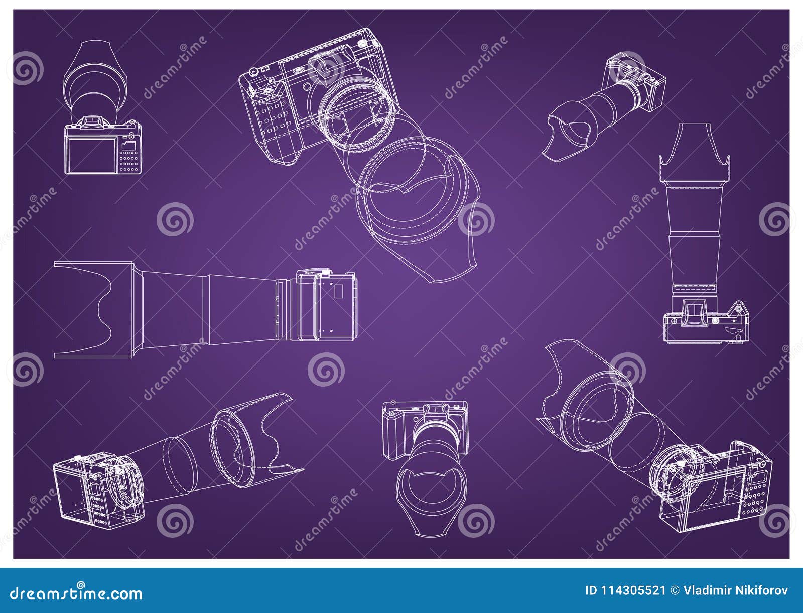 Camera Technical Drawing Stock Illustrations – 454 Camera Technical ...