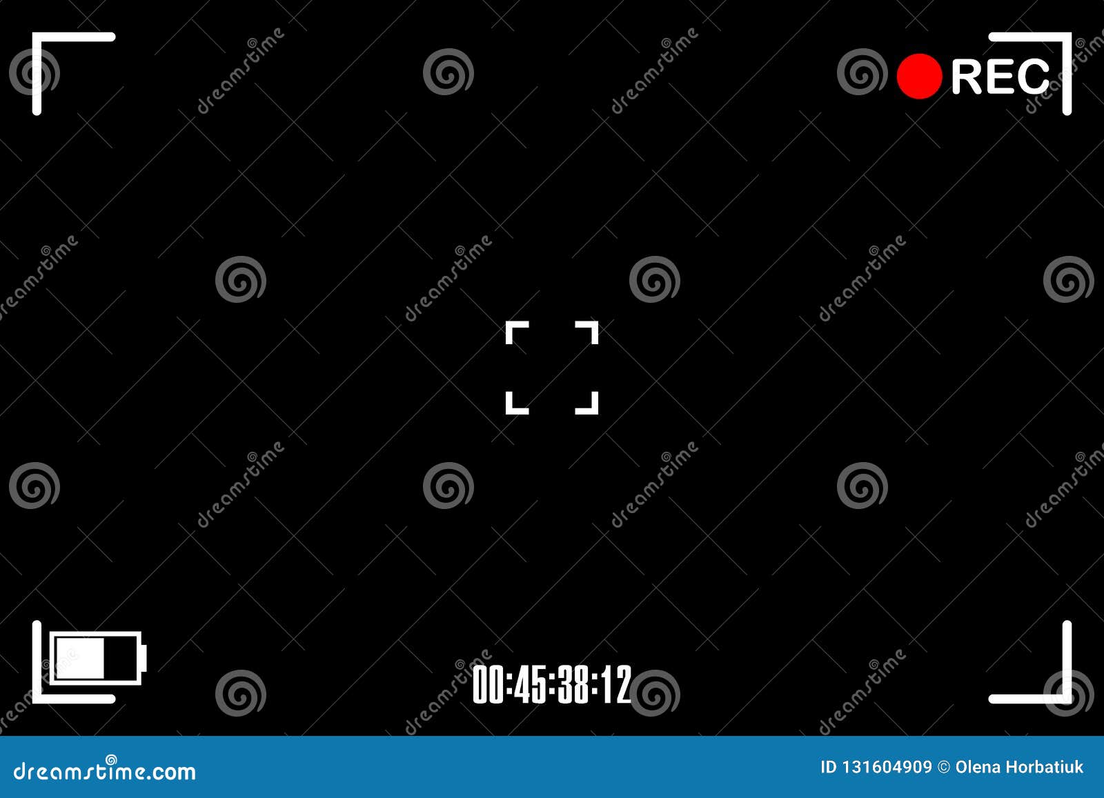 Camera Recording Screen .Vector Illustration Stock Vector ... Camera Recording Screen .Vector Illustration Stock Vector ...