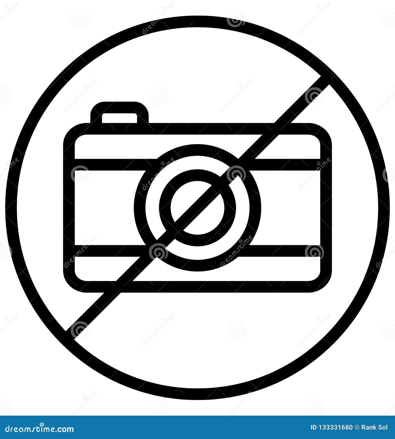 Camera Restriction or Don`t Use Camera Isolated Vector Icon that Can Be ...