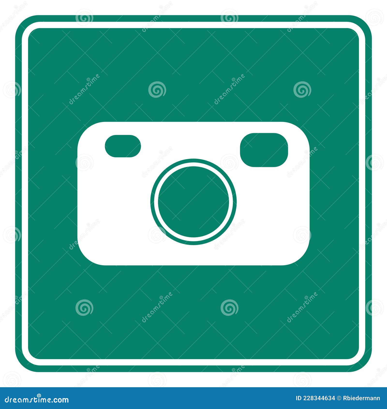 Camera and road sign stock vector. Illustration of road - 228344634