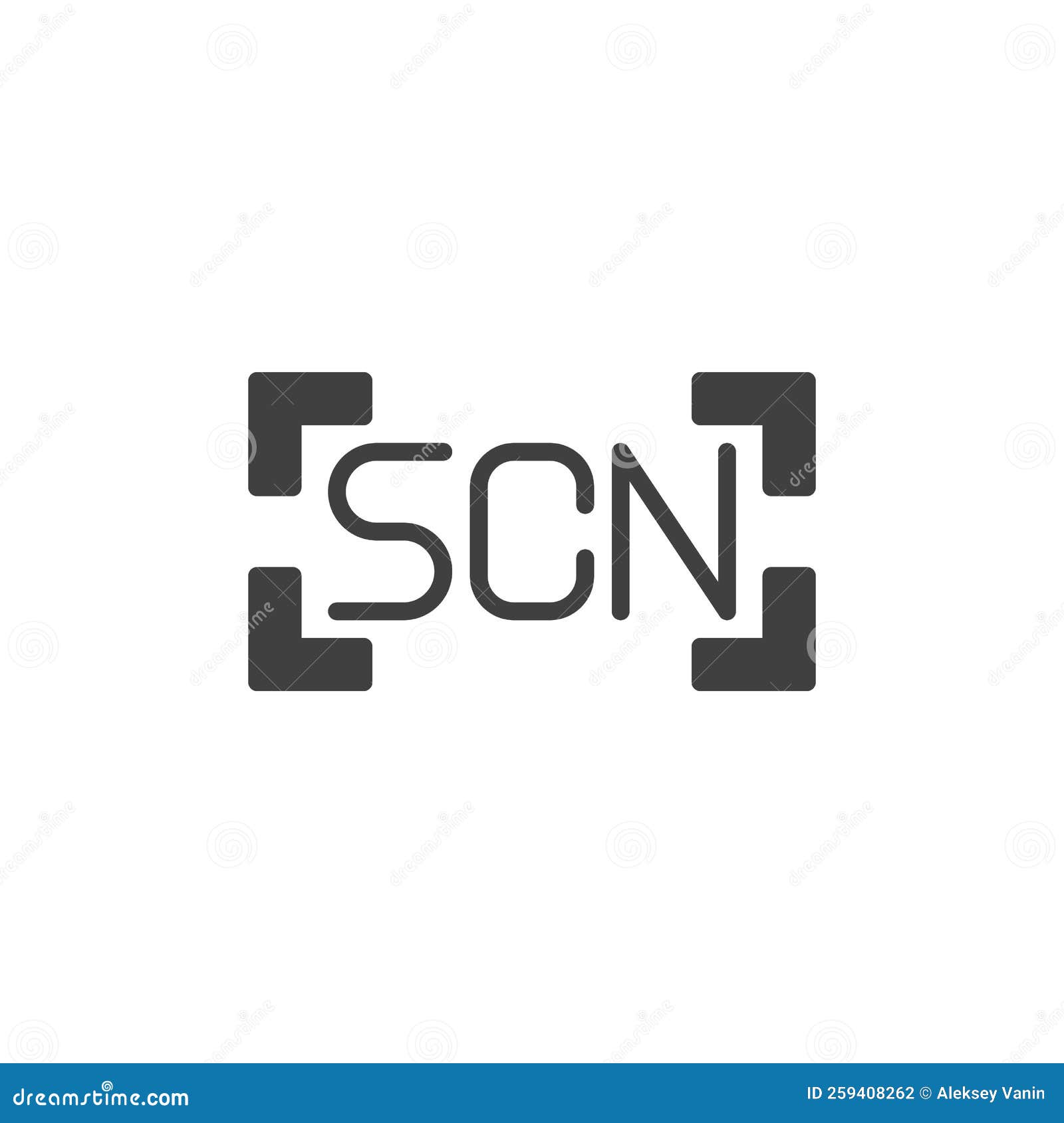 Camera SCN Mode Vector Icon Stock Vector - Illustration of logo, simple ...