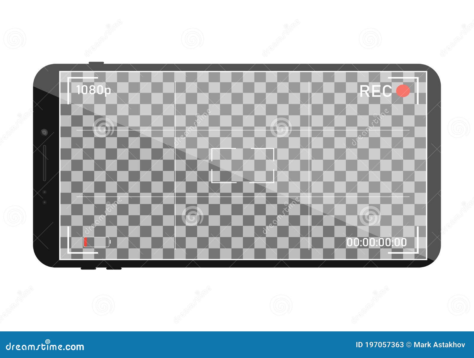 Camera Screen on Phone, Mobile Device Design, Vector Illustration Stock ... Camera Screen on Phone, Mobile Device Design, Vector Illustration Stock ...