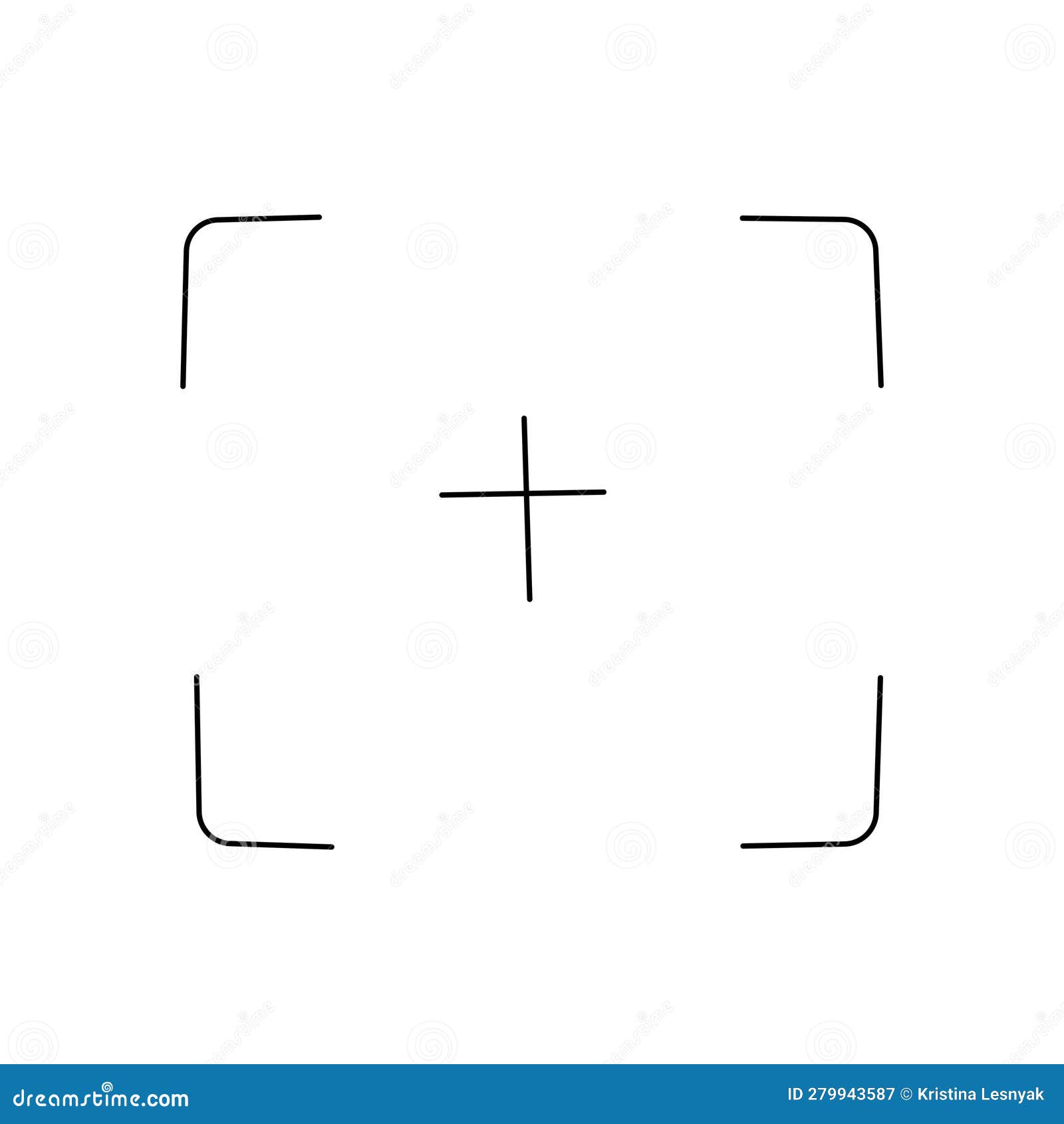 Camera Screen Photography Day Photo Elements Line Stock Vector ...