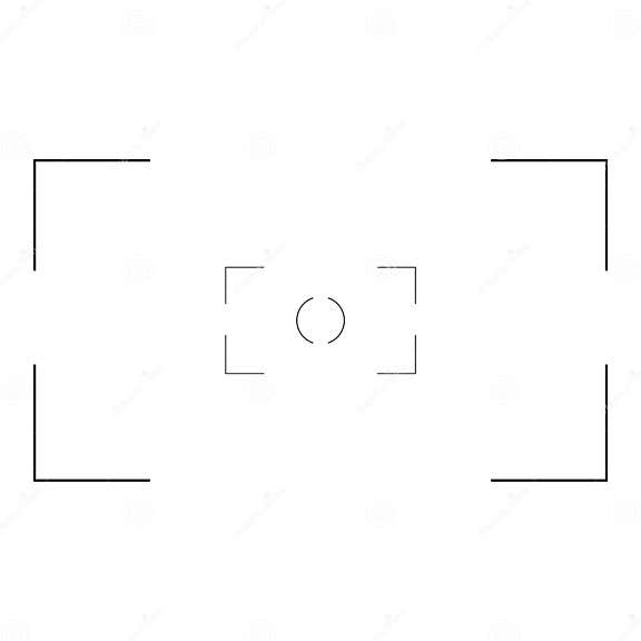 Camera Screen Template. Camera Interface Stock Vector - Illustration of ...