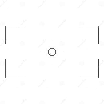 Camera Screen Template. Camera Interface Stock Illustration ...