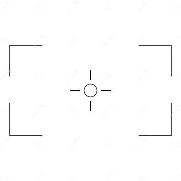 Camera Screen Template. Camera Interface Stock Illustration ...