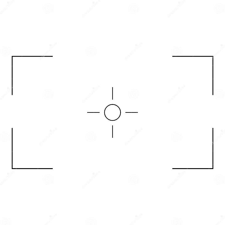 Camera Screen Template. Camera Interface Stock Illustration ...