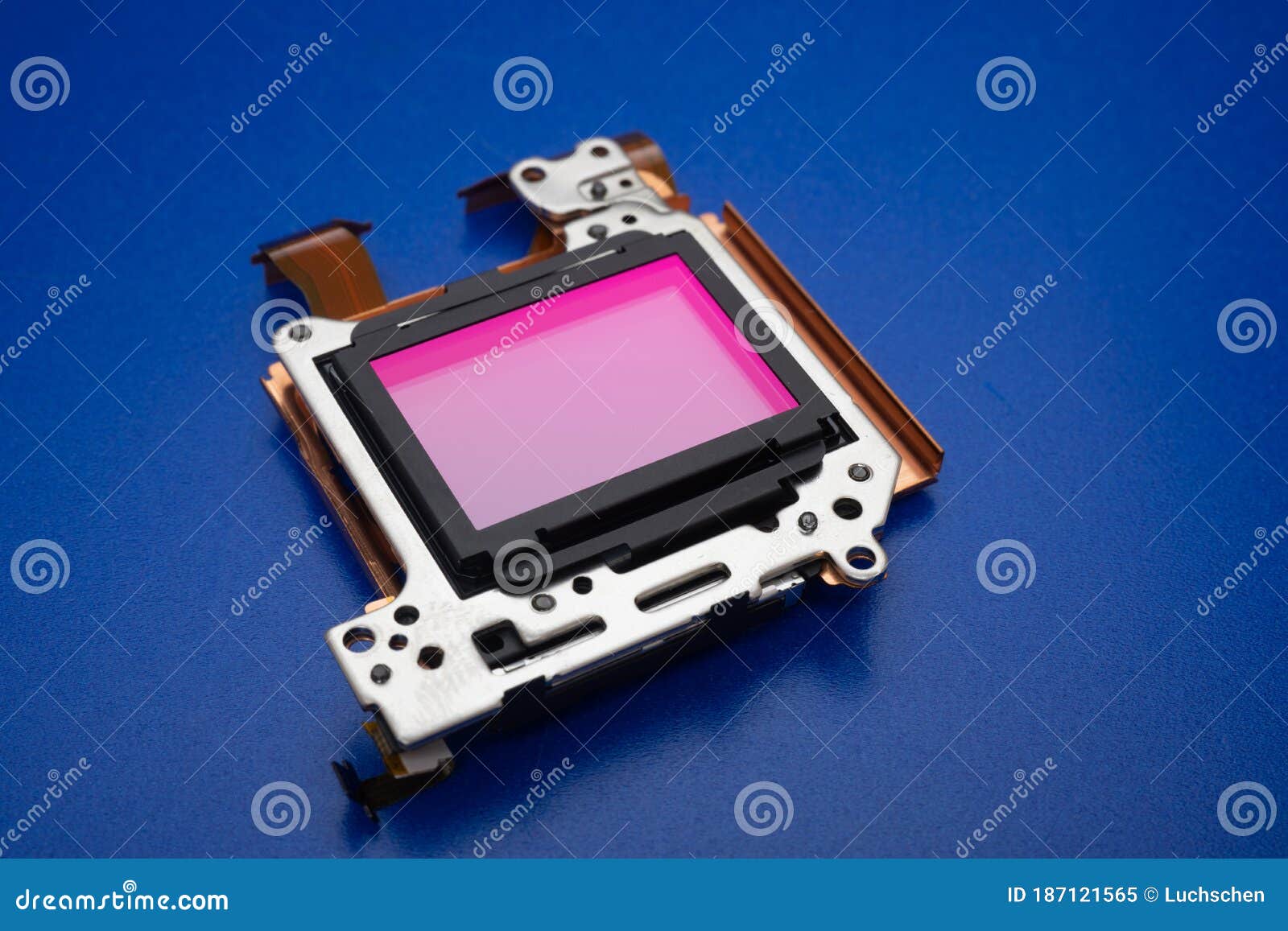 Camera Sensor. Cmos Ccd Full Frame Camera Sensor Stock Image - Image of ...