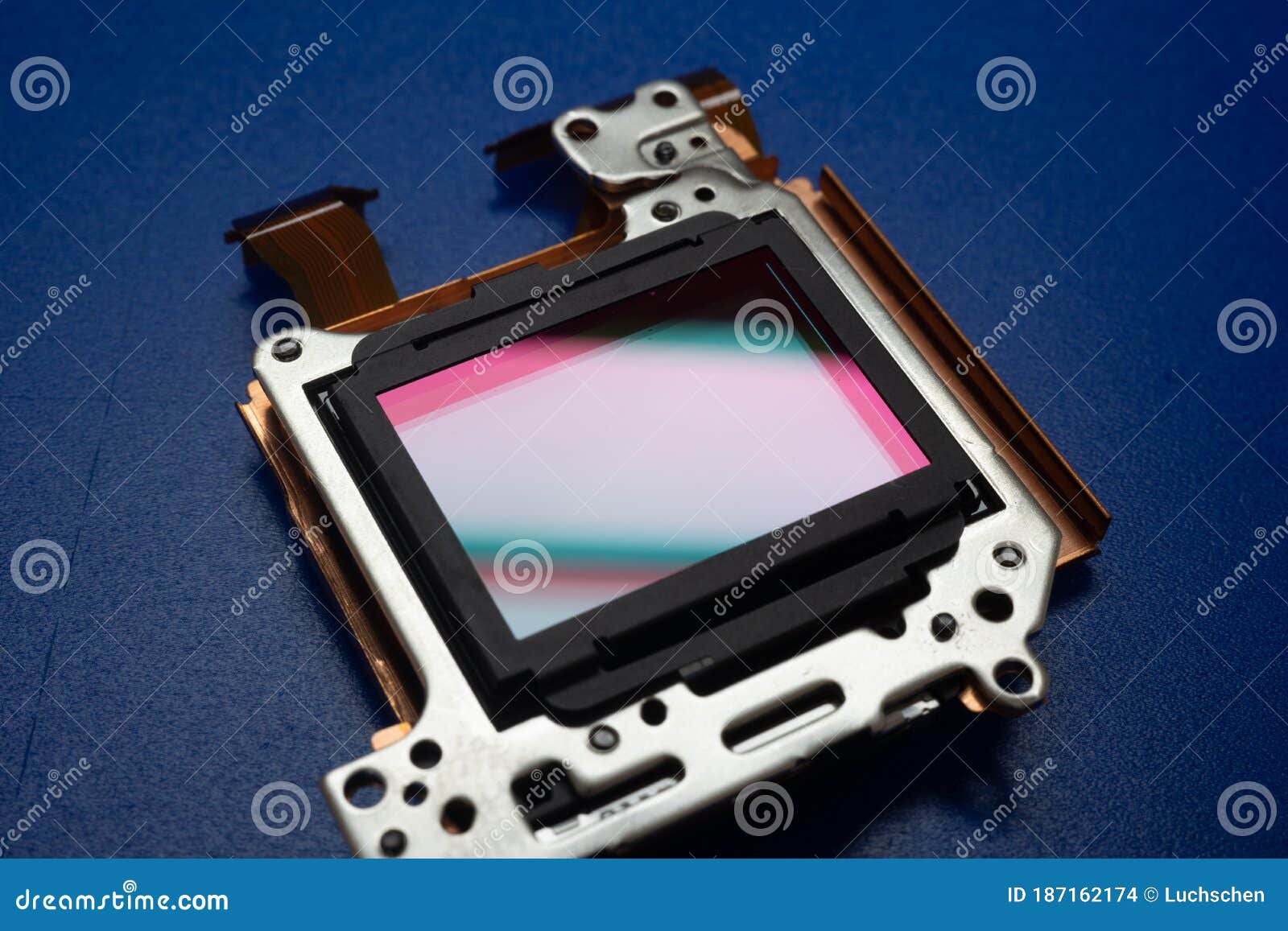 Camera Sensor. Cmos Ccd Full Frame Camera Sensor Stock Photo - Image of ...