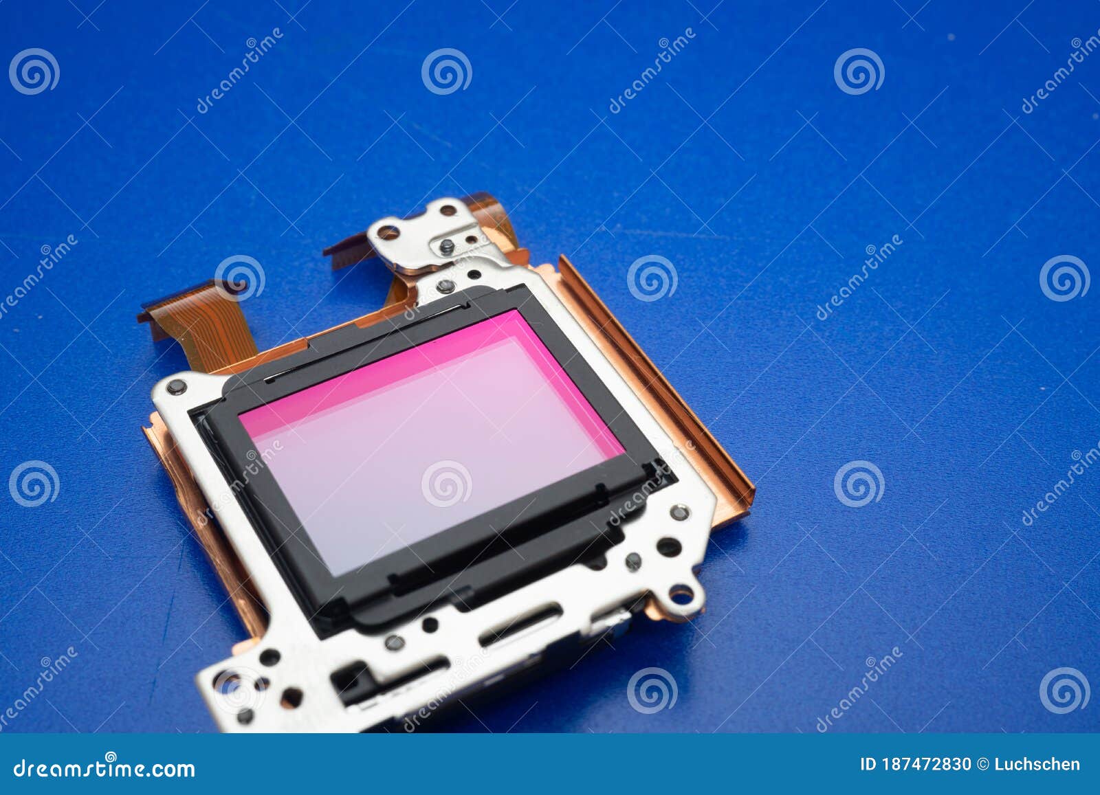 Camera Sensor. Cmos Ccd Full Frame Camera Sensor Stock Photo - Image of ...